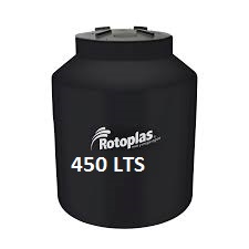 Rotoplas 450 lts negro bicapa – Tinacos Honduras