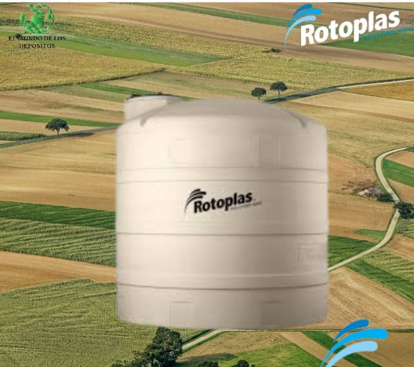 Rotoplas 10,000 lts neutro transparente – Tinacos Honduras