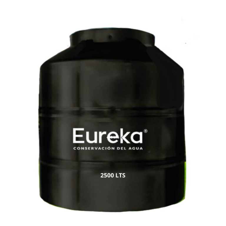 Eureka 2500 LTS color negro bicapa – Tinacos Honduras